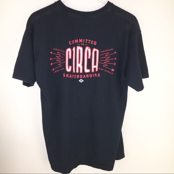 Circa | Shirts | Skate Shirt Blue Circa Skate Shirt Large | Poshmark